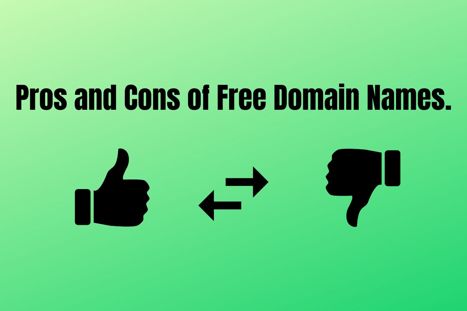 Discover where to get free domain names. - 2022